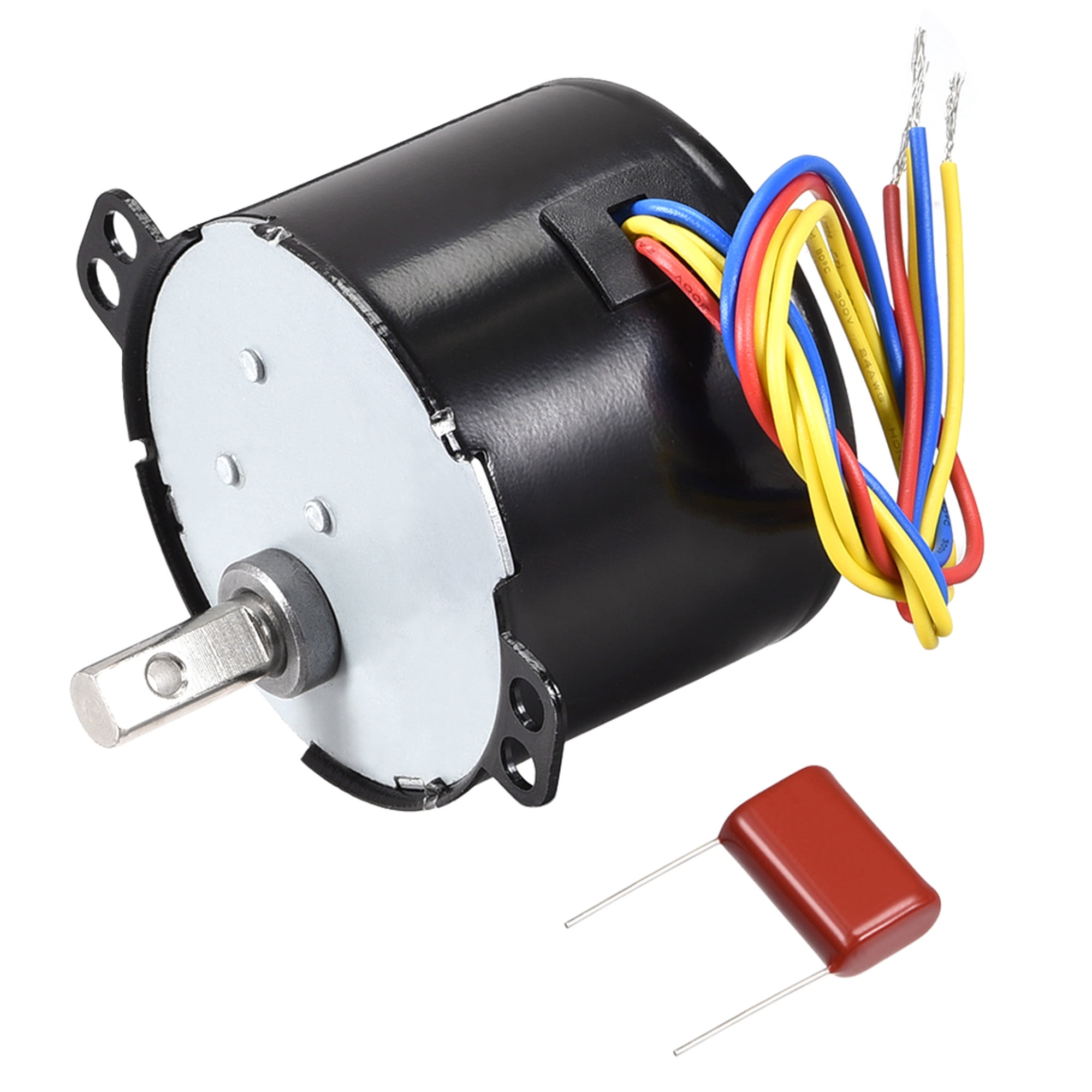 AC 110V Electric Synchronous Motor Turntable Plastic Gear CW/CCW 20RPM ...