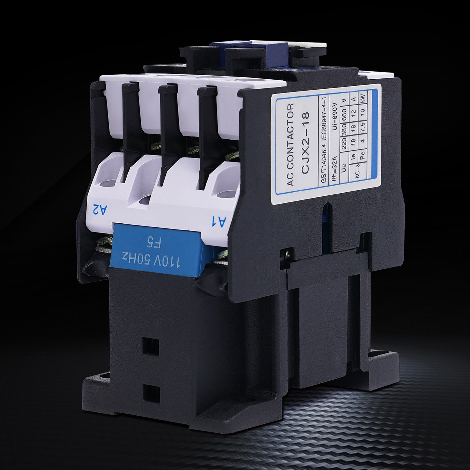 AC 110V Normally Open AC Contactor CJX2-1810 Coil Motor Starter Relay ...