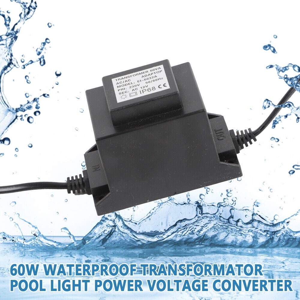 AC 110V to AC 12V IP68 Waterproof Transformer for LED Underwater Pool ...