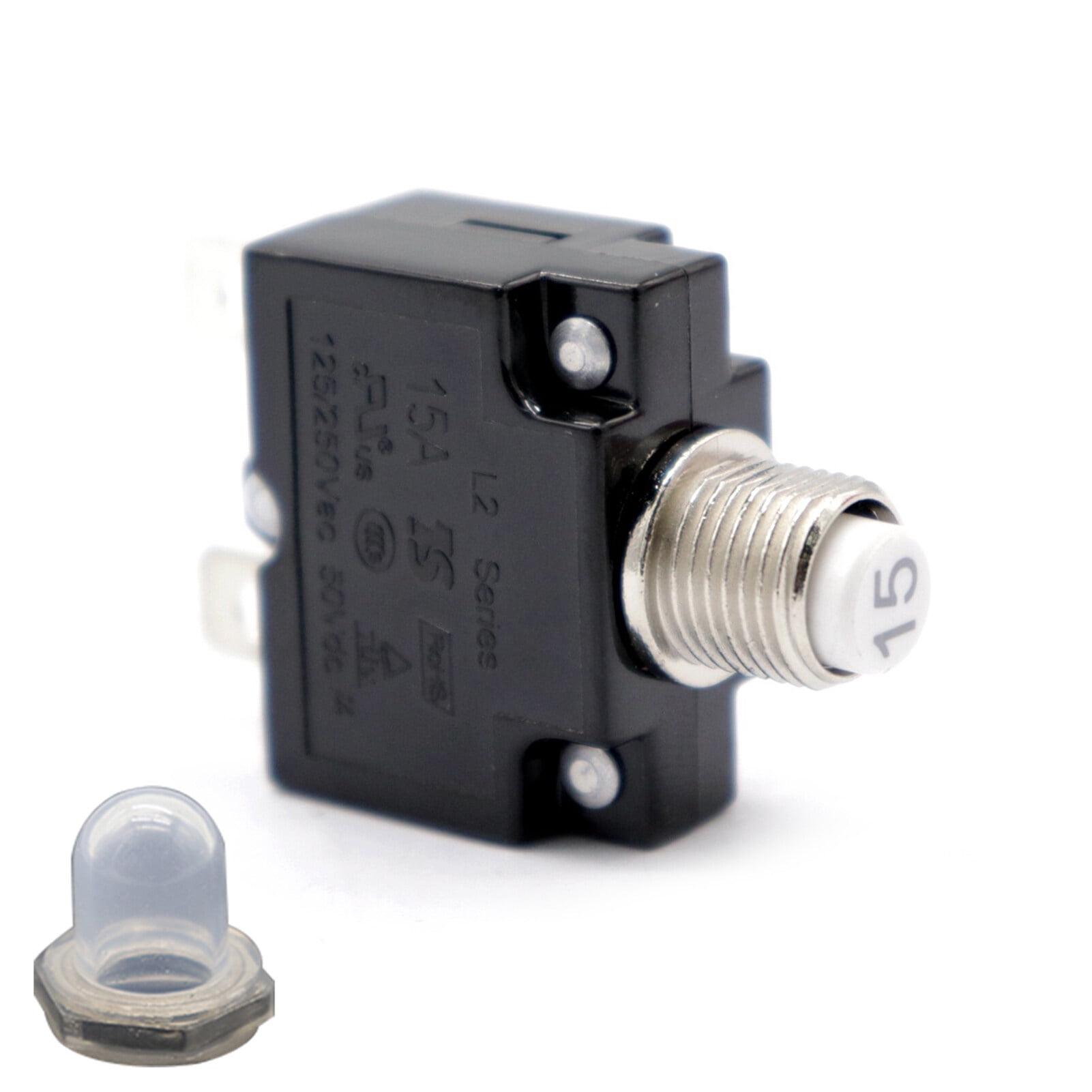 AC 125/250V 15A Reset Thermal Switch Overload Protection Circuit ...