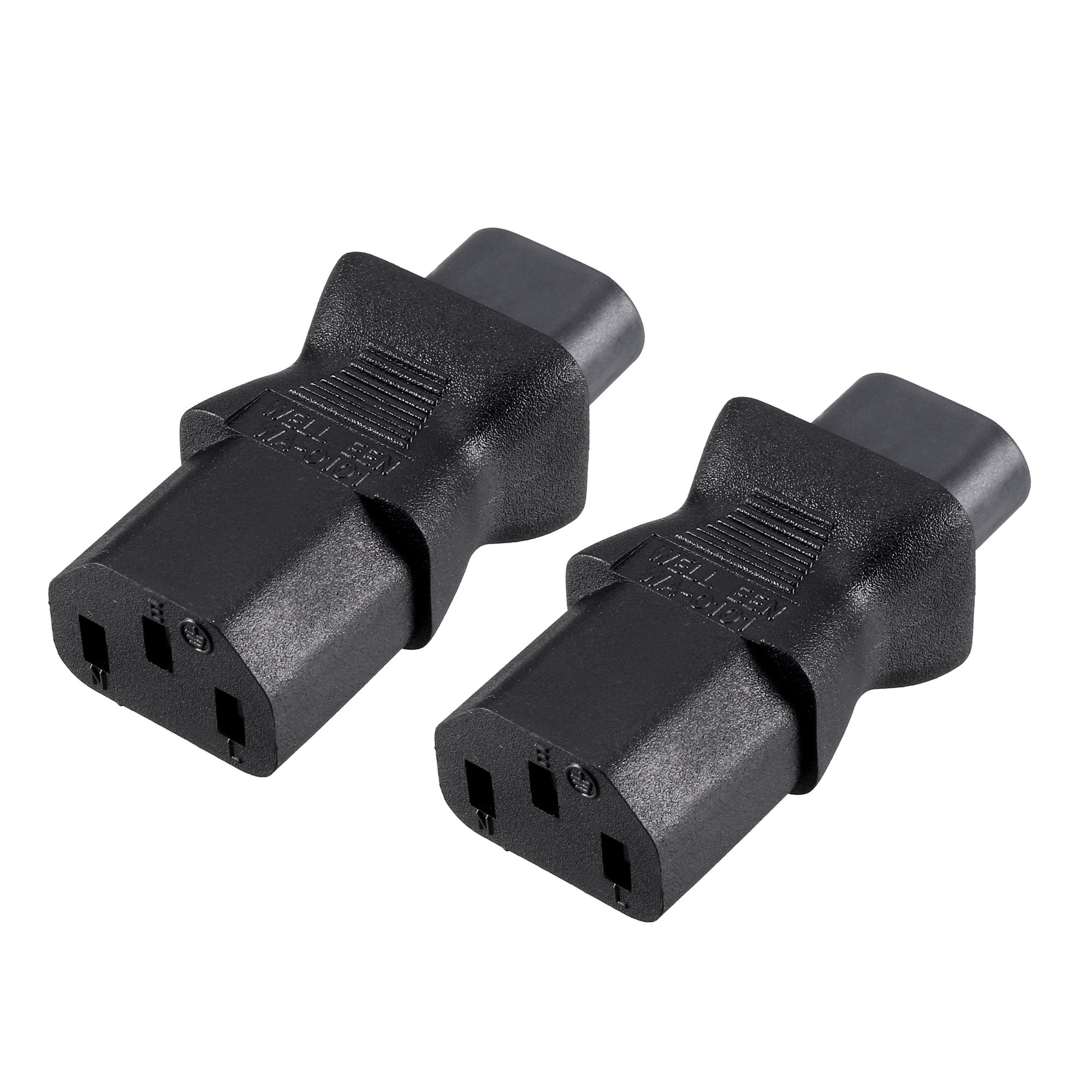 AC 125V 10A/AC250V 2.5A IEC320 Male C8 to Female C13 Power Socket ...