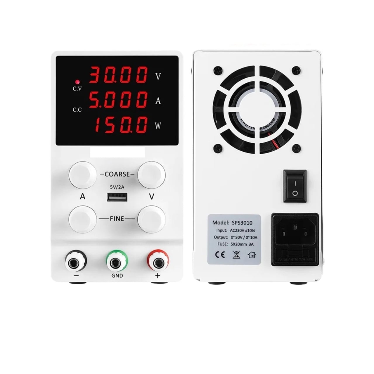AC 220 Switching DC Lab Power Supply 30V 10A 5A 300W Adjustable ...