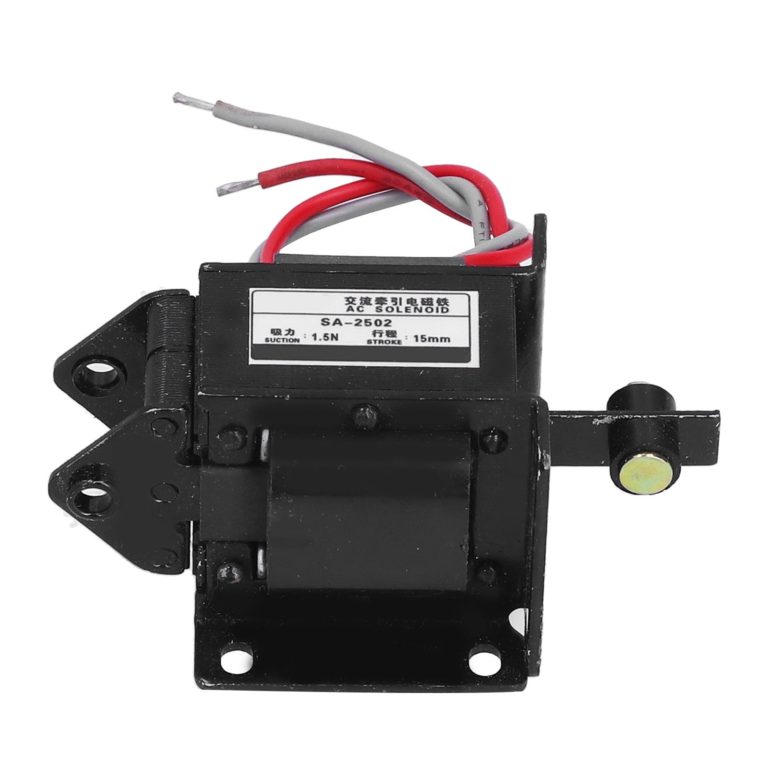AC 220V 15mm Stroke Electromagnetic Traction Push-Pull Solenoid for ...