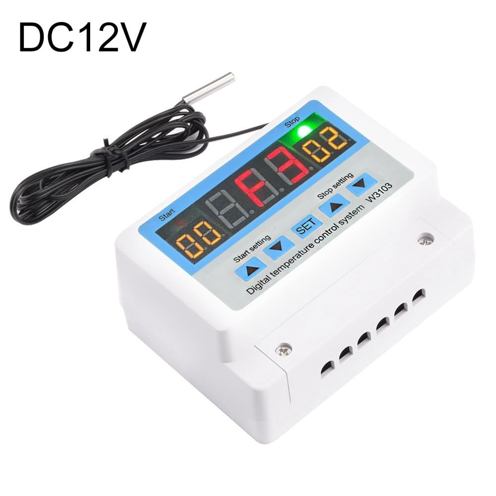 Ac 220V 5000W Digital Thermostat 30A Temperature Controller Switch Dc ...