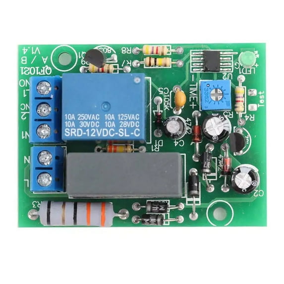 AC 220V Input/Output Adjustable Timer Delay Switch Module Timer Delay Switch Module Timing Turn ...