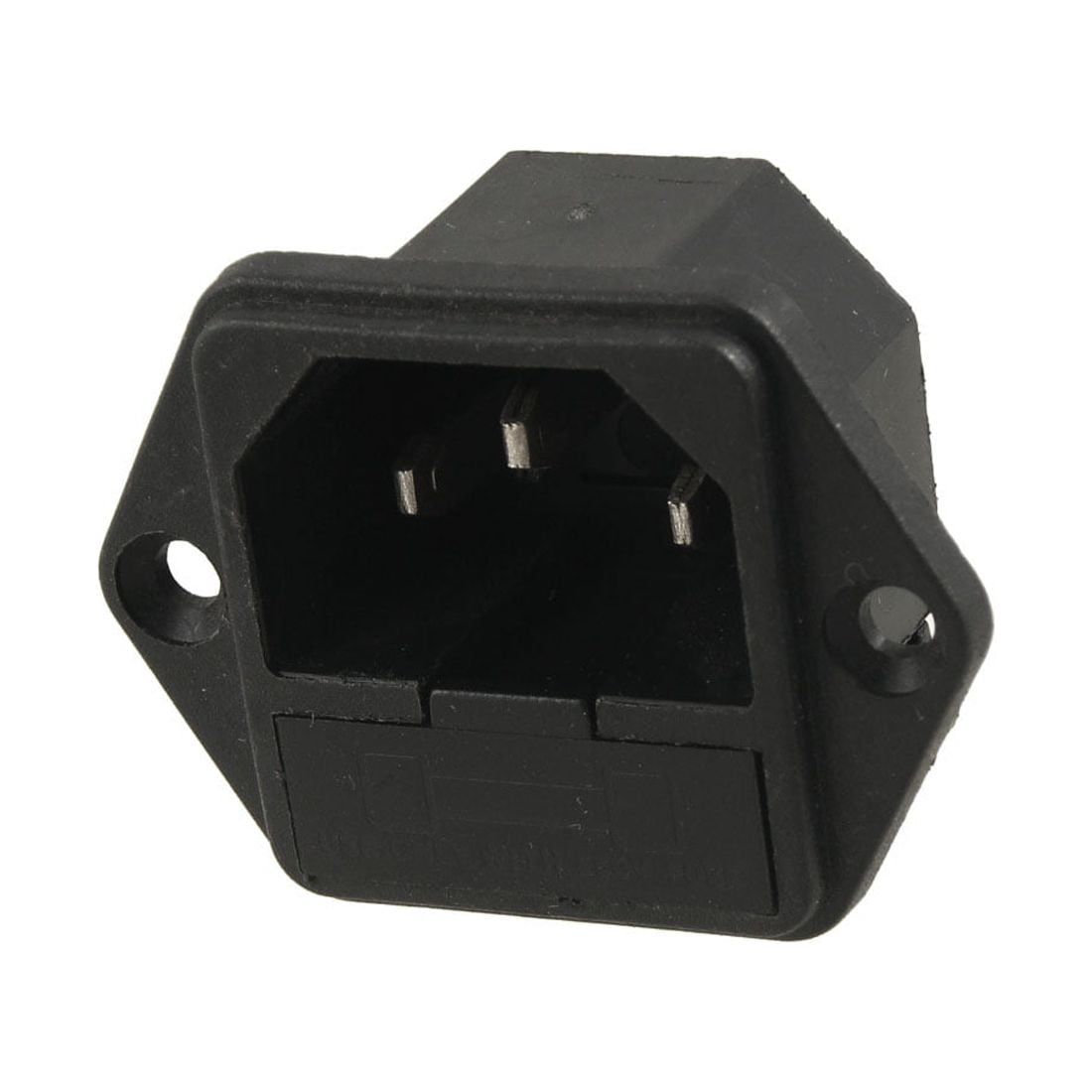 AC 250V 10A 3 Terminals IEC320 C14 Inlet Male Power Plug Nokrm ...