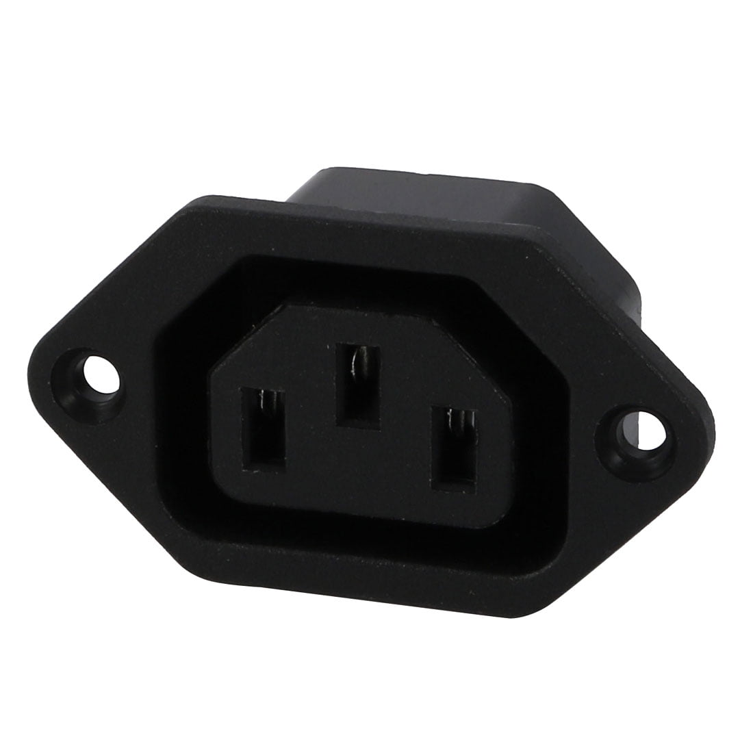 AC 250V 10A IEC 320 C13 Panel Mount Female Connector Socket - Walmart.com