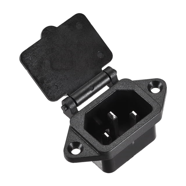 AC 250V 10A IEC 320 C14 Panel Mount Plug Power Connector Socket w ...