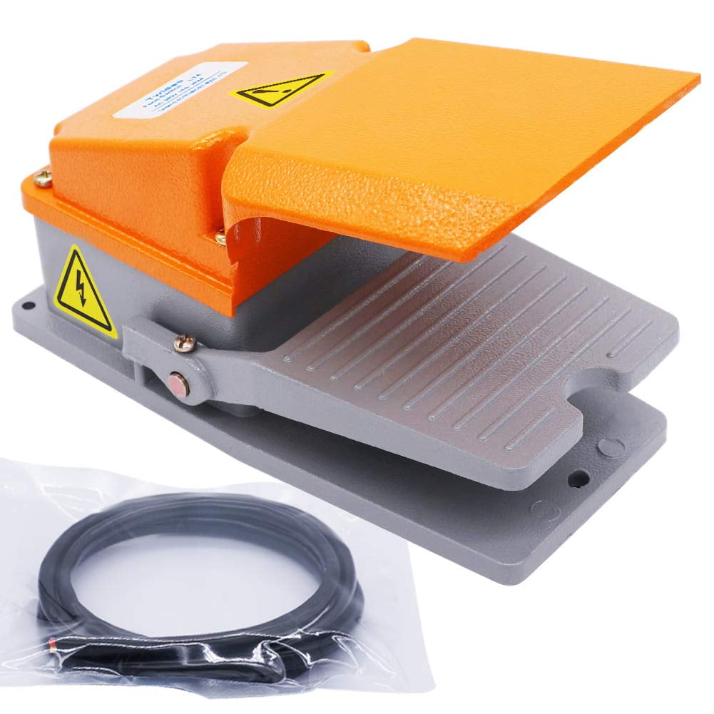 /AC 380V 15A Heavy Duty Foot Switch SPDT NO NC Electric Pedal Momentary ...