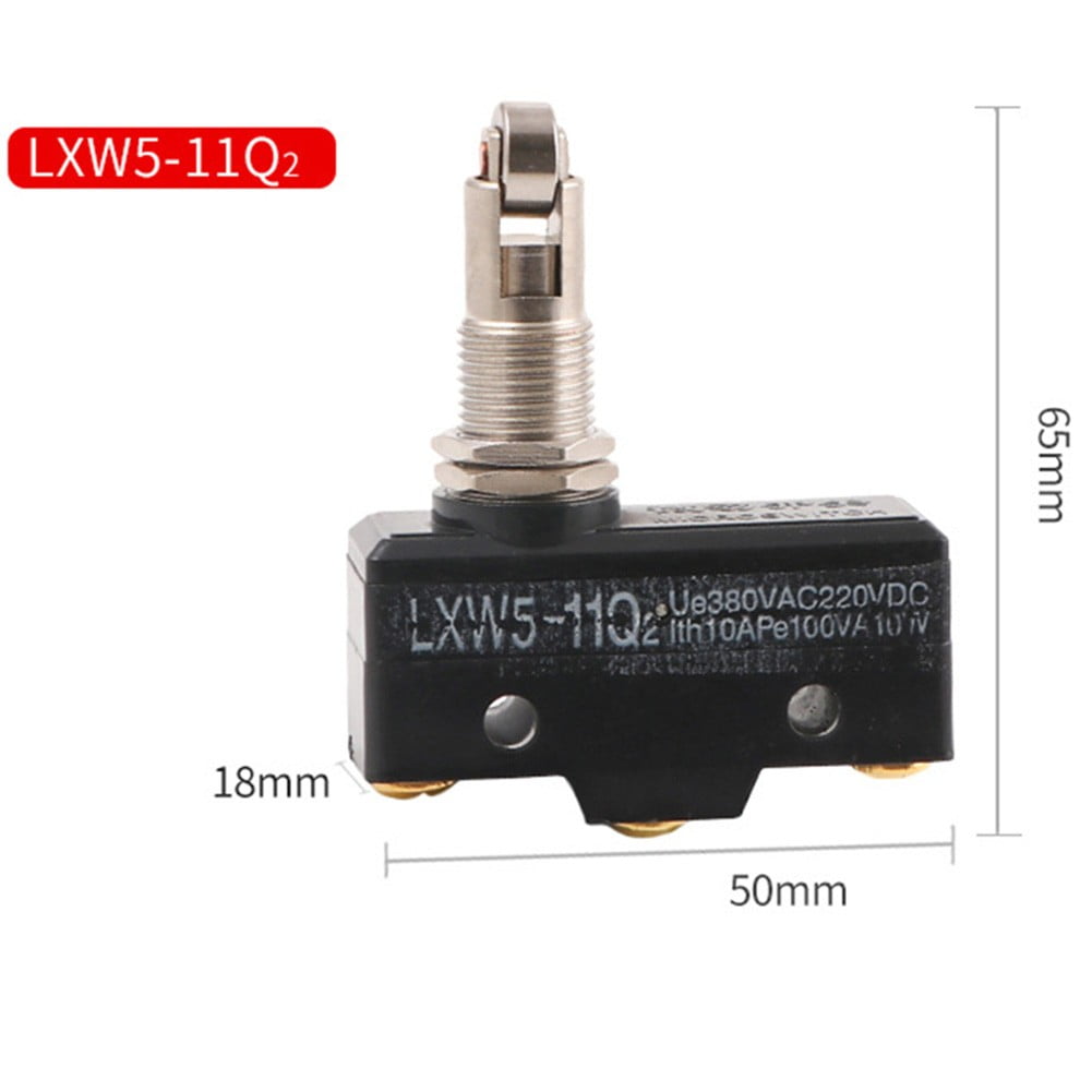 AC 380V DC 220V 10A Push Rod Drive Momentary Limit Switch LXW5-11M ...