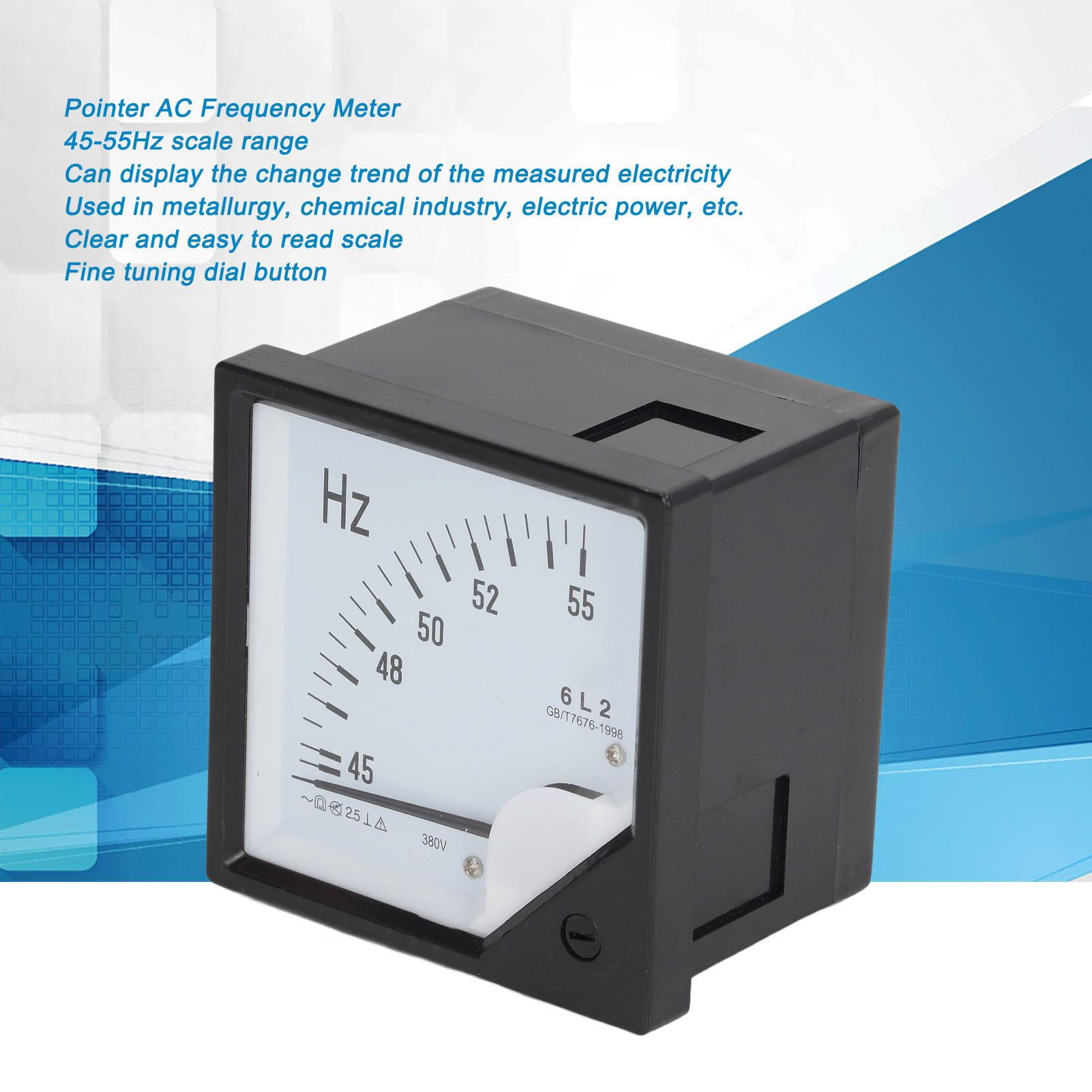 AC 380V Pointer Type Frequency Meter High Accuracy Square Panel ...