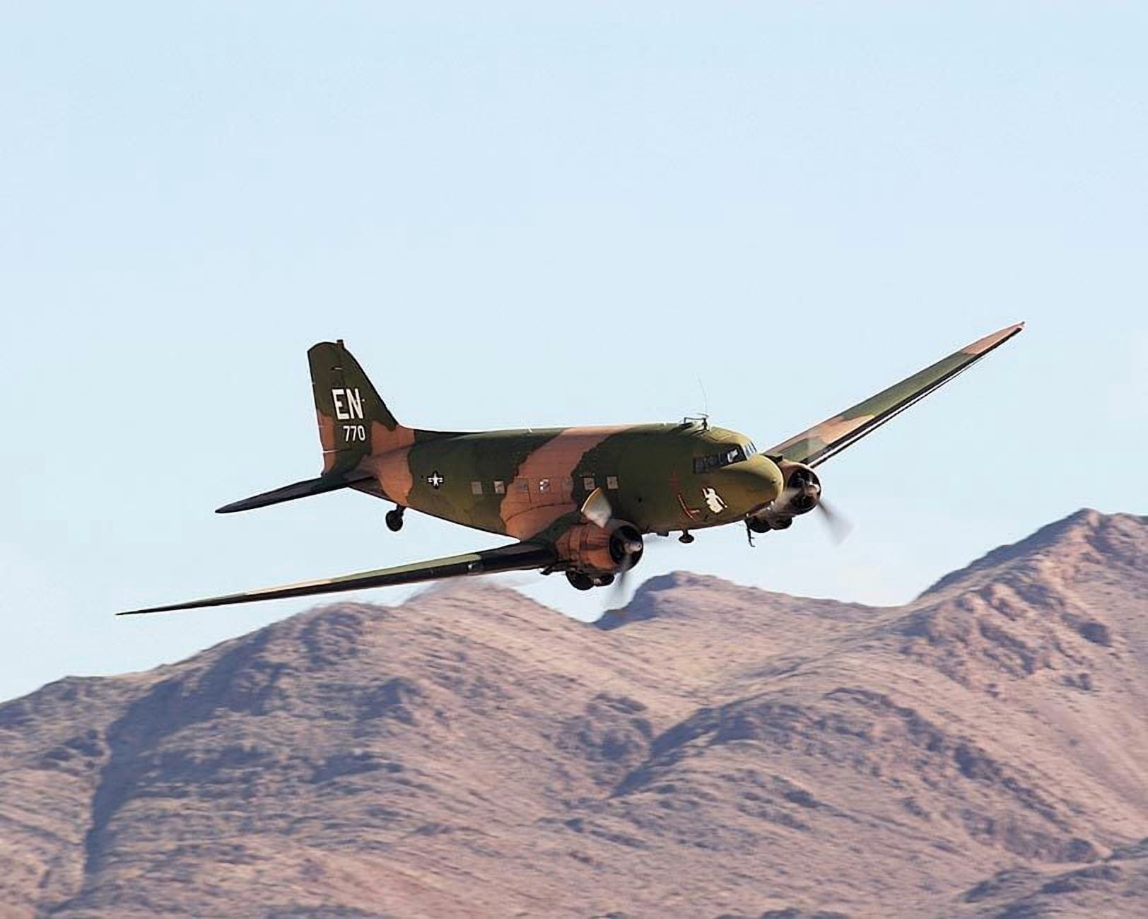 AC-47 / C-47 Spooky Gunship Style -1 - 24x36 Inch Glossy Laminated ...
