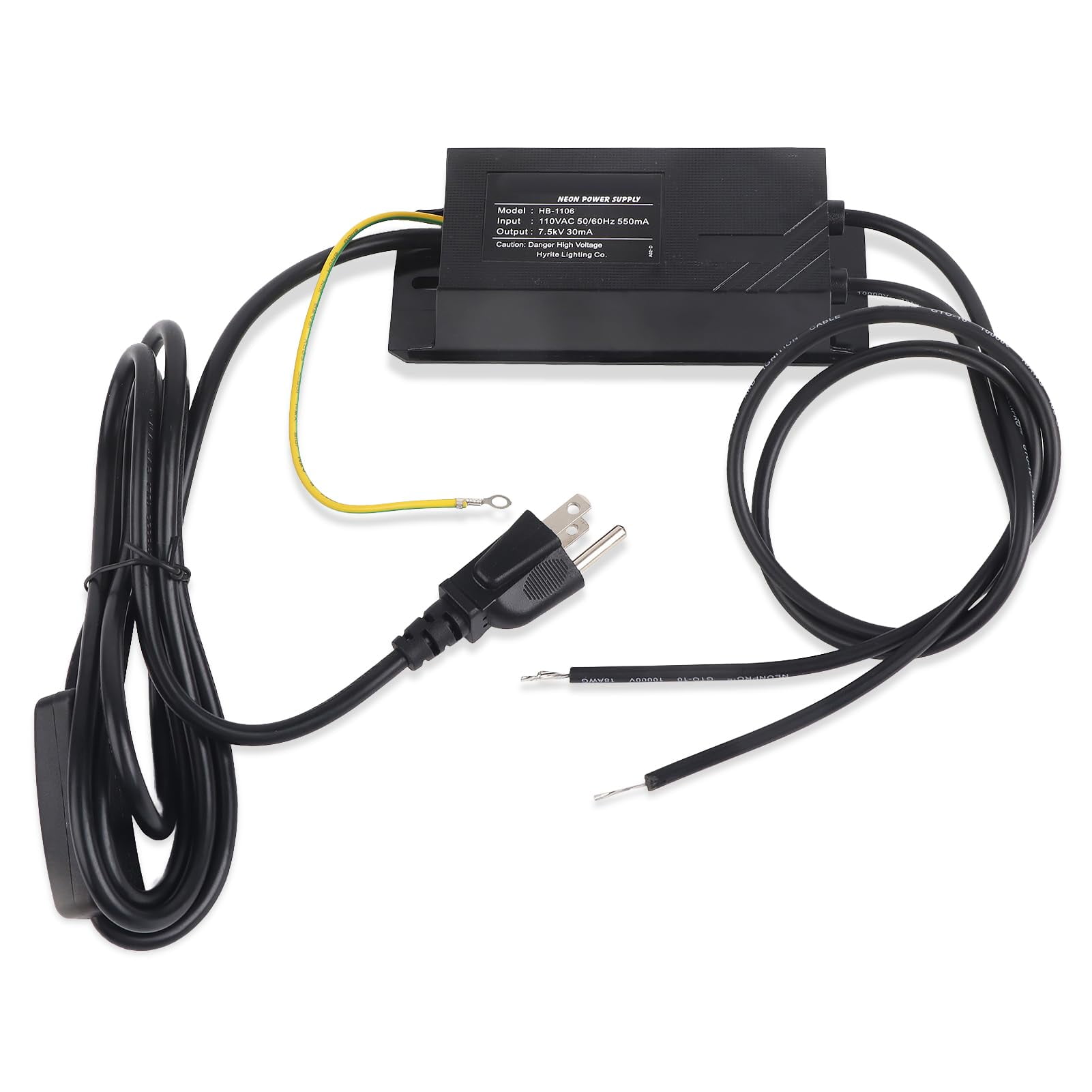 AC 7.5KV 7500V Neon Transformer Proof Neons Sign Power Supply Neons ...