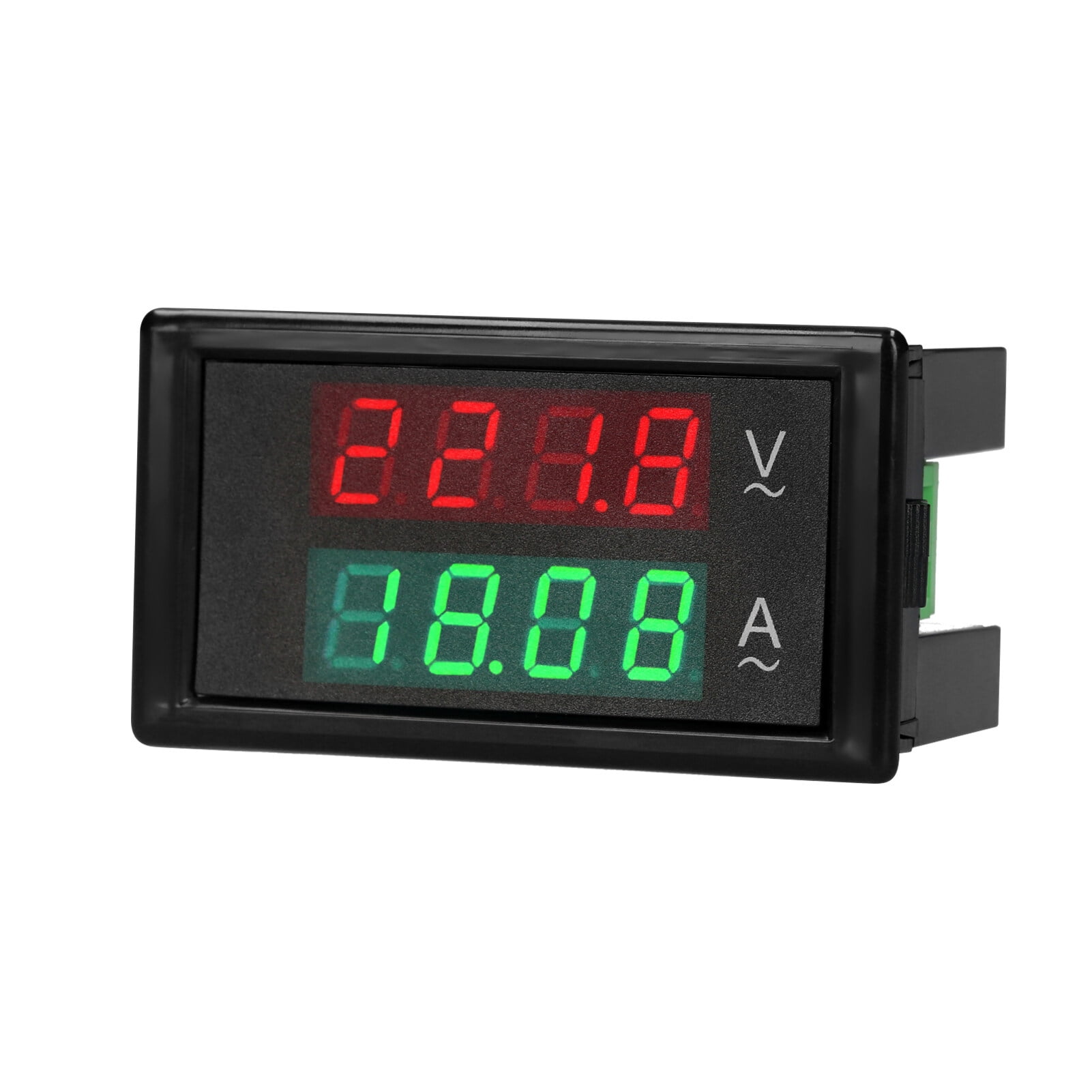 AC 80-300V 100A Digital Voltmeter Ammeter Amperage Tester Gauge Green ...