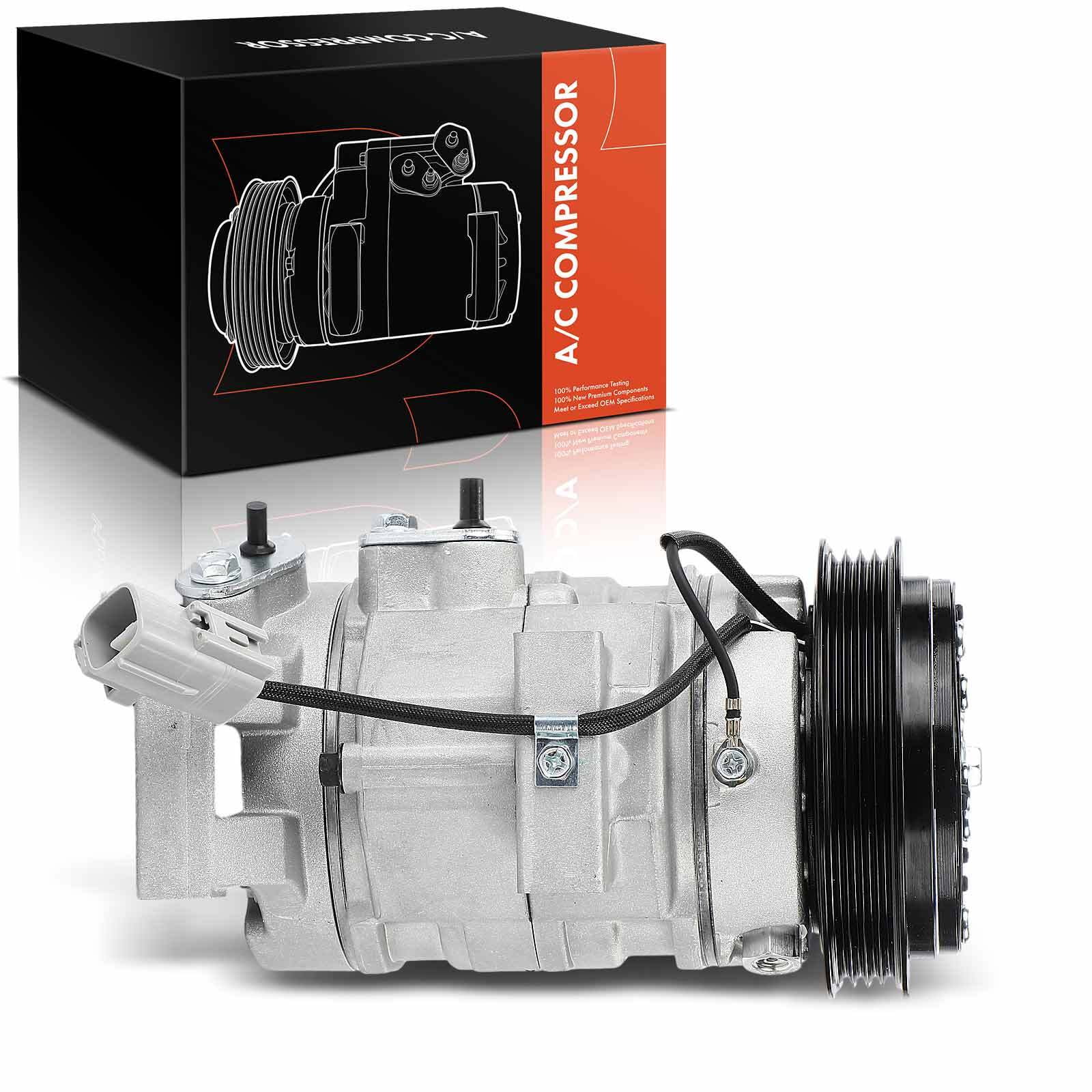 AC A/C Compressor w/ SCSA06 Style For Toyota Echo 2000 2001 2002 2003 ...