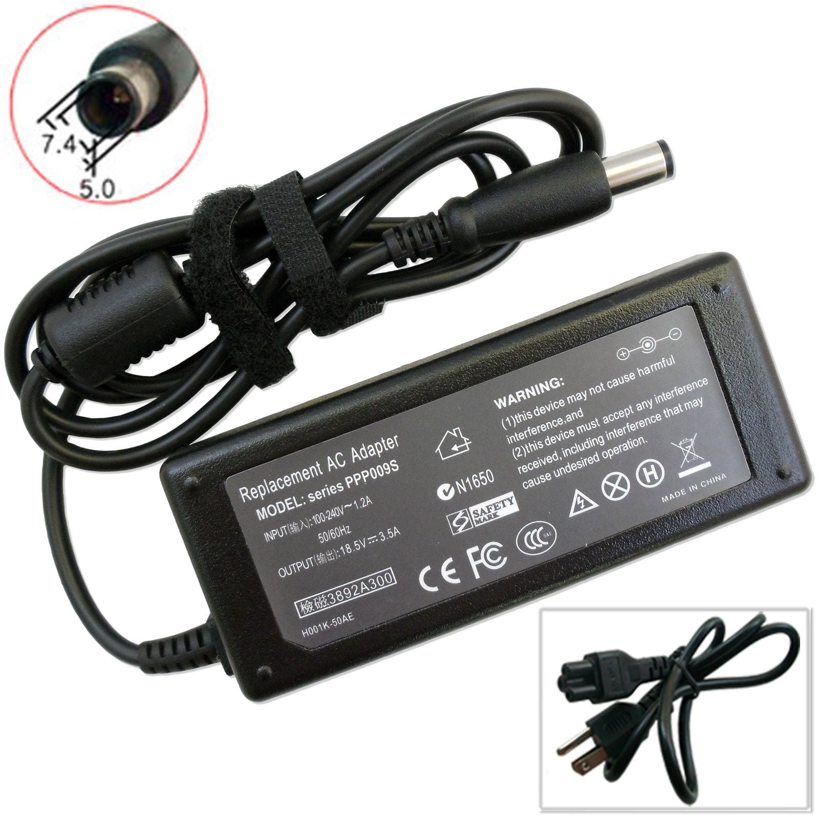 AC Adapter Battery Charger For HP Compaq NC2400 NC6400 NC6320 Power ...