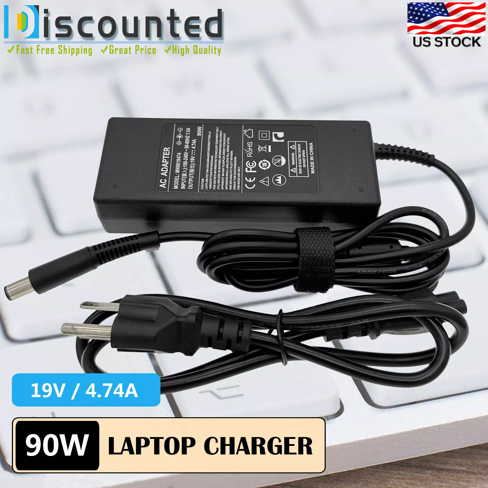 AC Adapter Charger For HP 24-cb0017c 24-cb0057c 24-cb0090 All-in-One ...