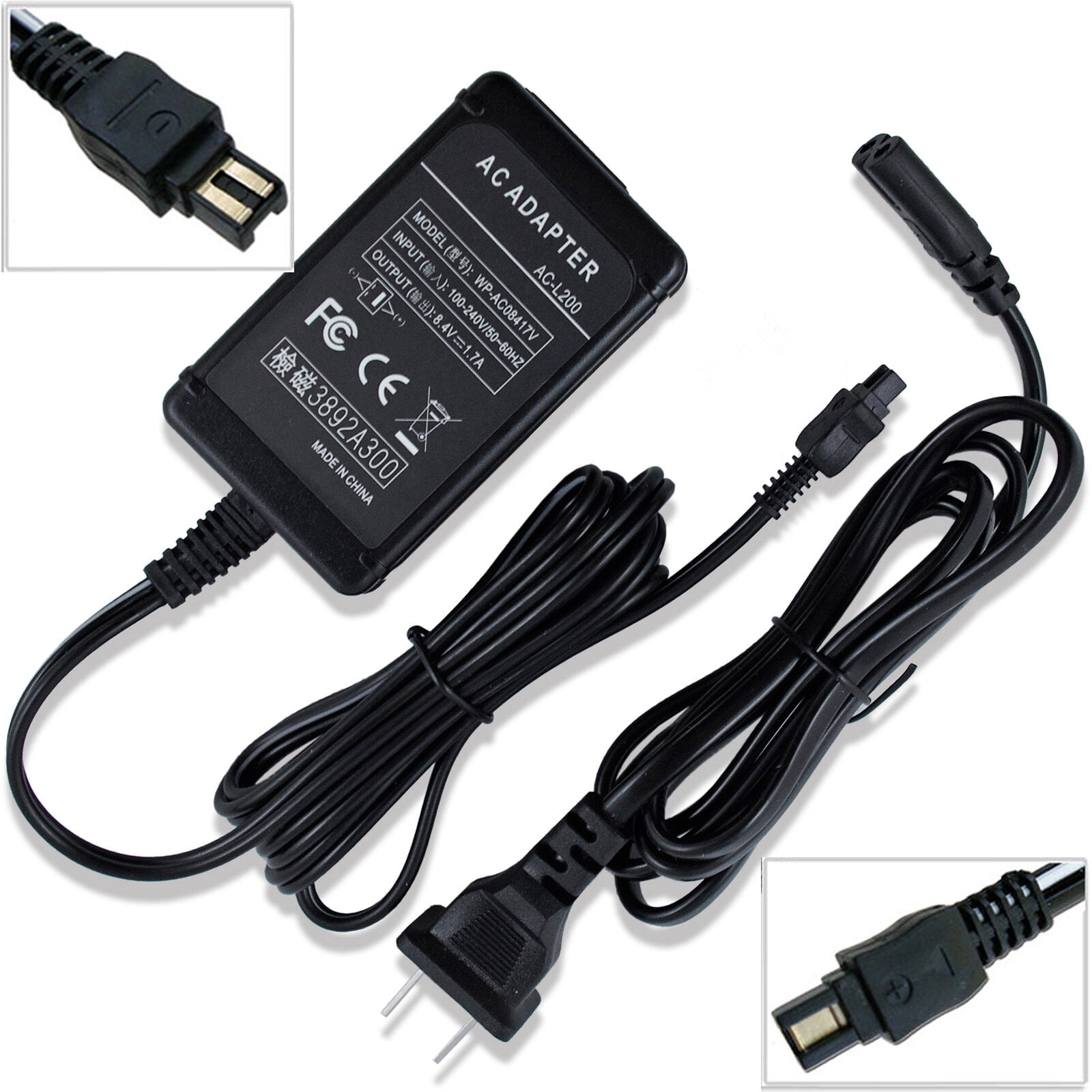 AC Adapter Charger For Sony HandyCam HDR-XR106E HDR-XR150 HDR-XR160 HDR ...