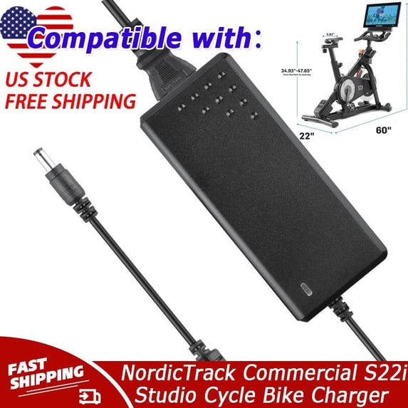 AC Adapter Compatible with NordicTrack Commercial S22i S15i Studio ...