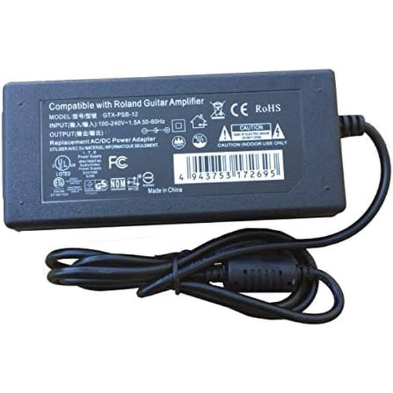 AC Adapter Compatible with Roland KC-220 Stereo Keyboard Amp$$Music ...