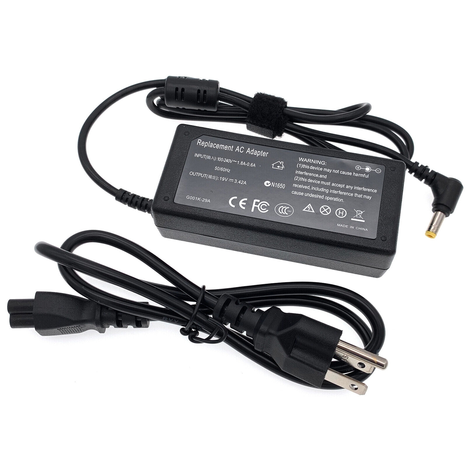AC Adapter For ASUS TUF Gaming VG27AQ, VG27BQ, VG27VQ Monitor Power ...