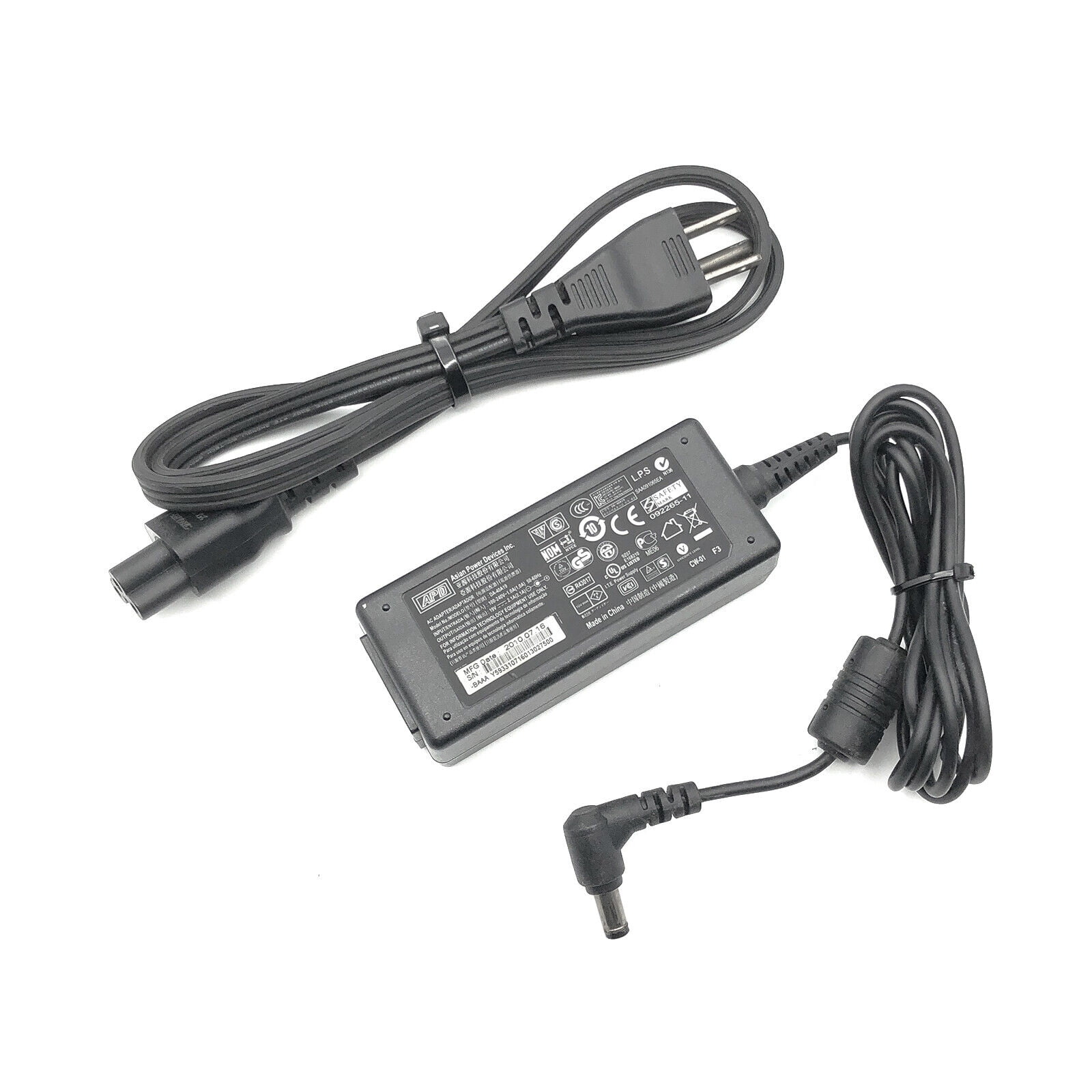 AC Adapter For Acer S240HL S241HL S242HL LCD Monitor Charger w/Cord ...