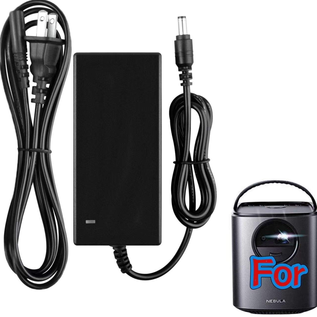 AC Adapter For Anker Nebula Mars Lite Projector D2311 D2321 - Walmart.com