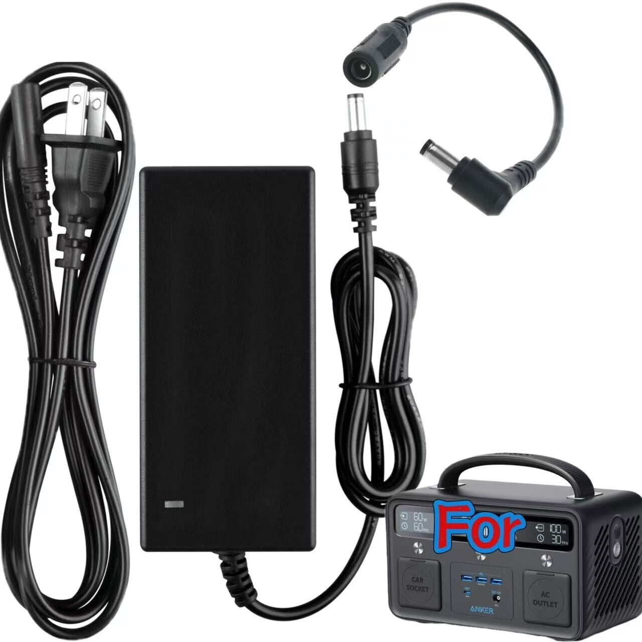 AC Adapter For Anker Powerhouse II 300 A1731 300W Portable Power ...