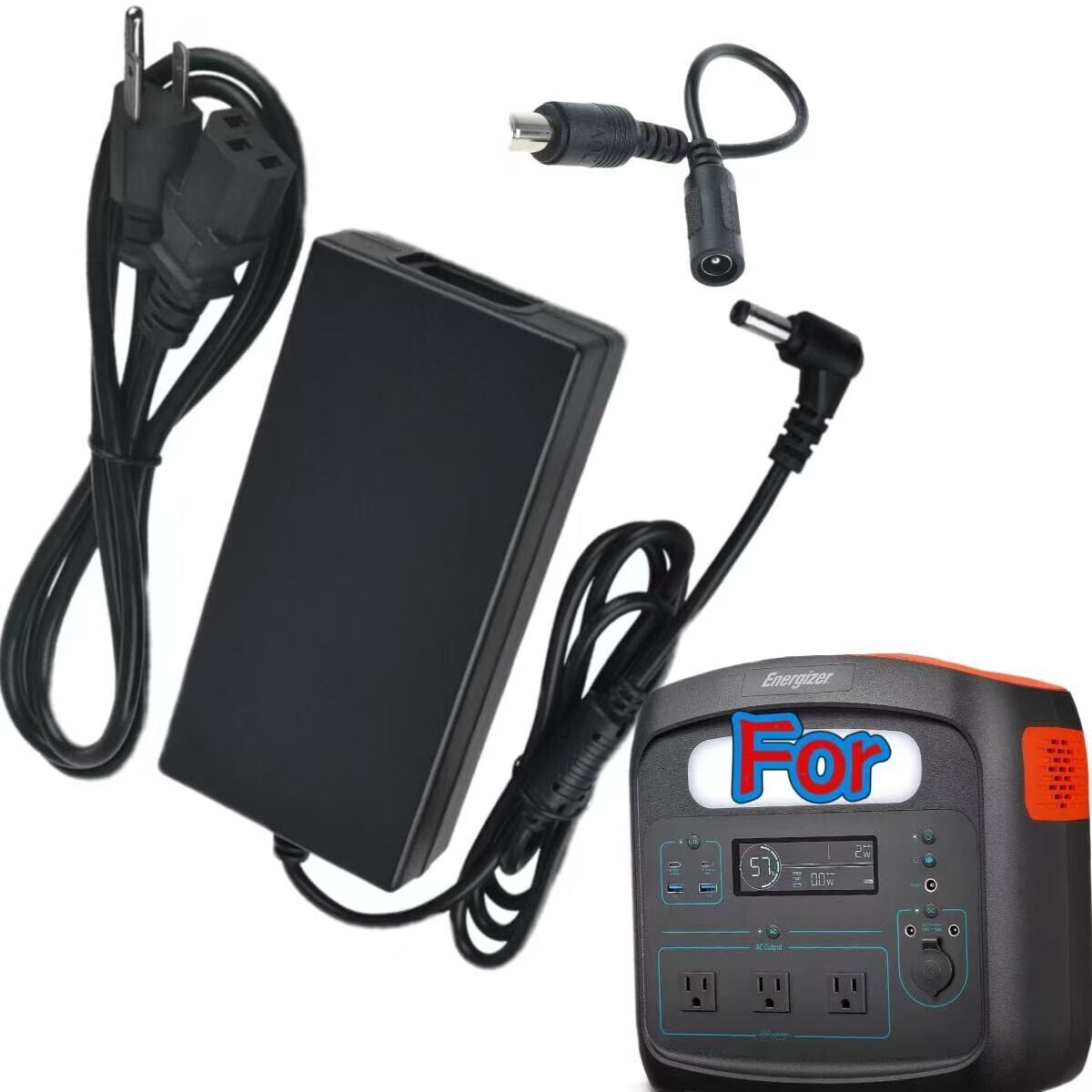 AC Adapter For Energizer 960W MAX Portable Power Station PPS960W1 ...