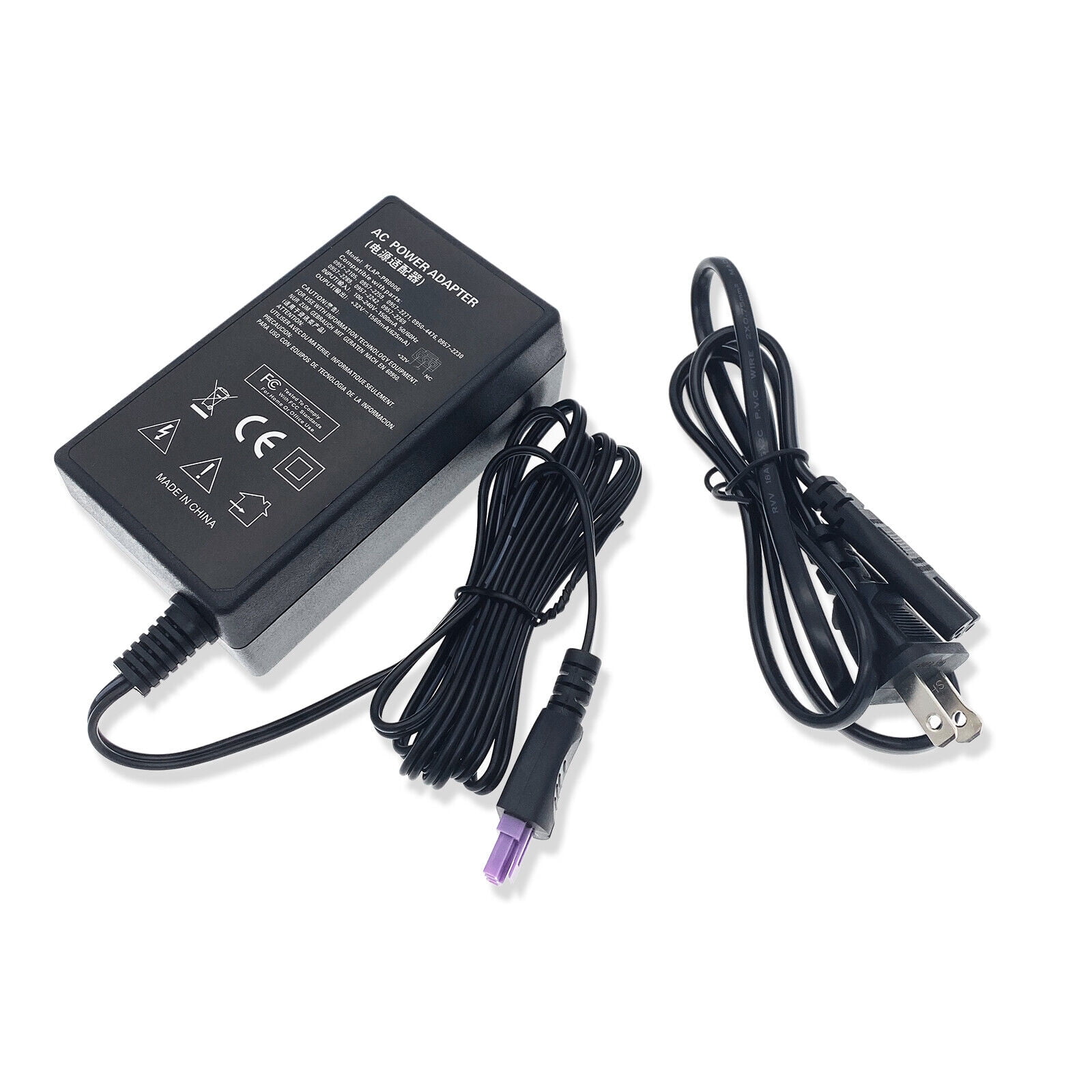 AC Adapter For HP OfficeJet 6500 Wireless All-In-One Inkjet Printer ...