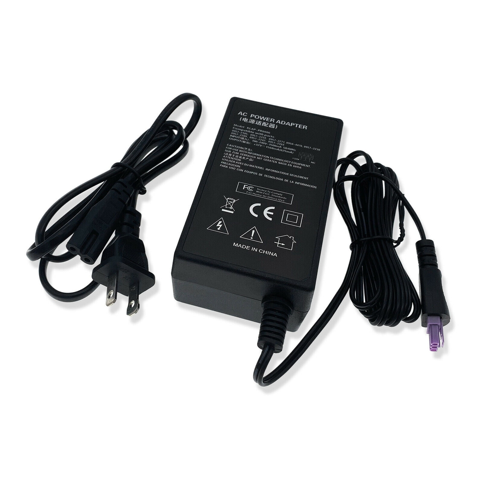 AC Adapter For HP OfficeJet 6500 Wireless All-In-One Inkjet Printer ...