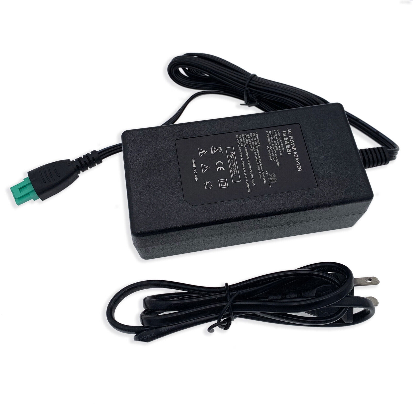 AC Adapter For HP OfficeJet 6600 6700 7110 7610 7612 Printer Charger ...