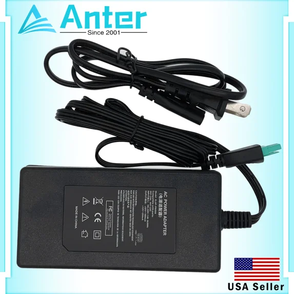 AC Adapter For HP OfficeJet 6600 6700 7110 7610 7612 Printer Charger ...