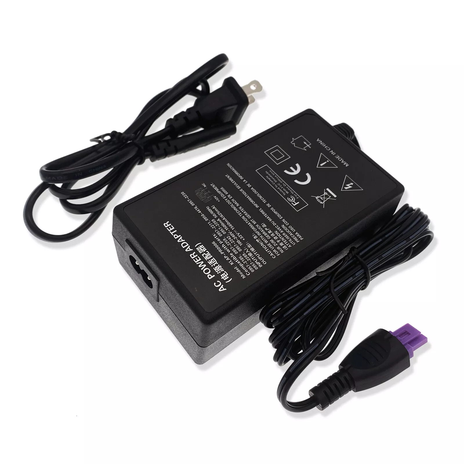 AC Adapter For HP Photosmart Plus B209A B209B B209C Printer Power ...