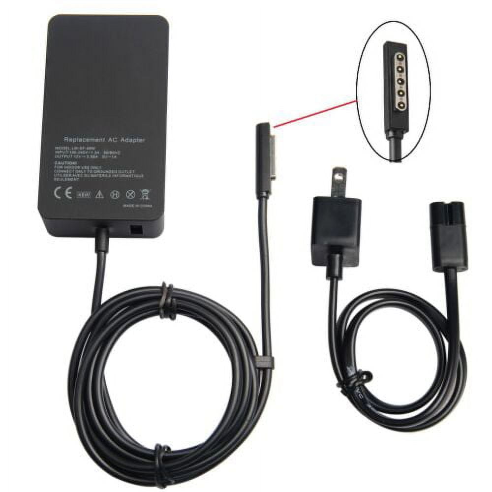 AC Adapter For Microsoft Surface RT Windows 32GB Model 1516 Tablet PC ...