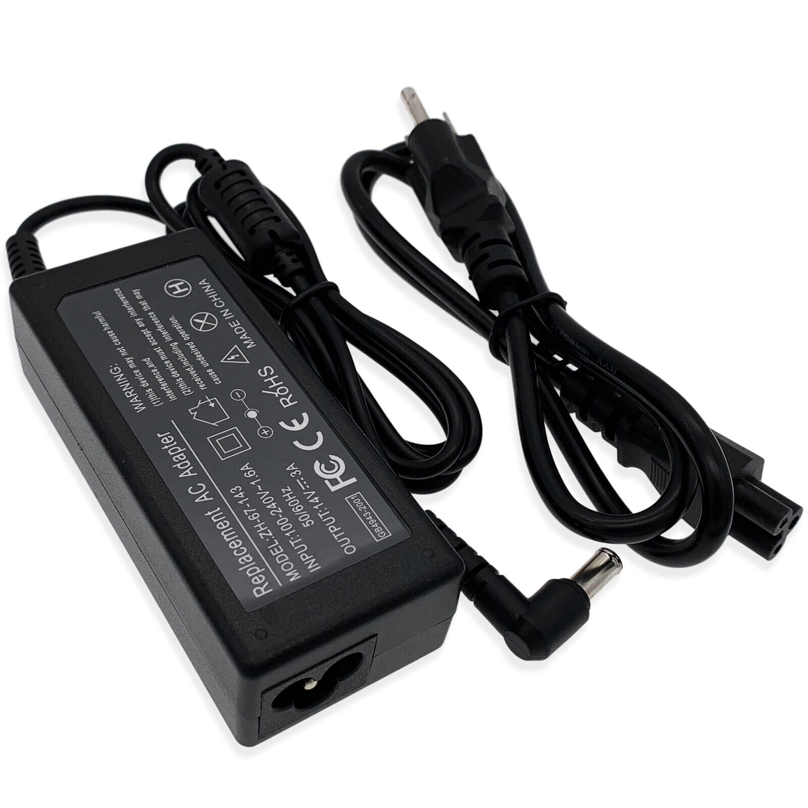 AC Adapter For Samsung C32F391FW C32F391FWN LC32F391FWNXZA Monitor ...