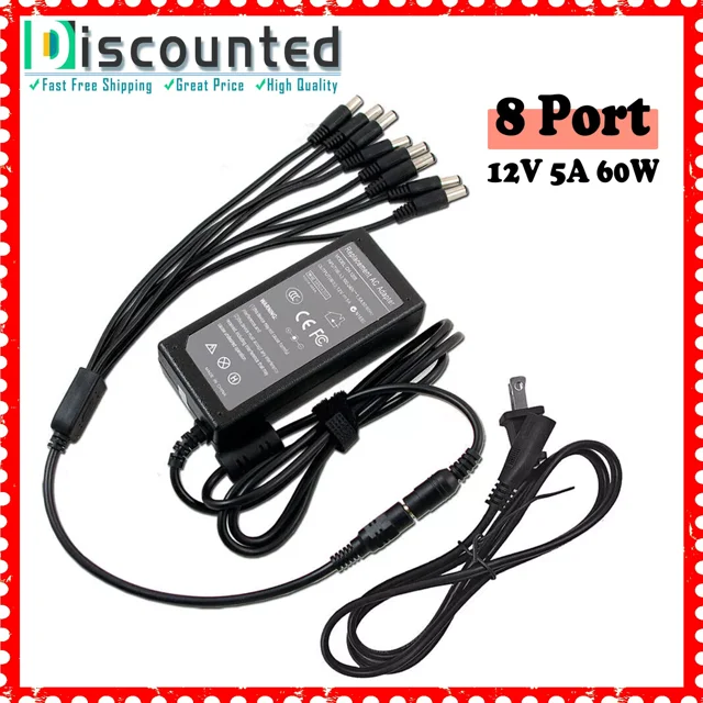 AC Adapter For Zmodo 8 Channel H.264 960H Security DVR 1TB HDD QR-Code ...