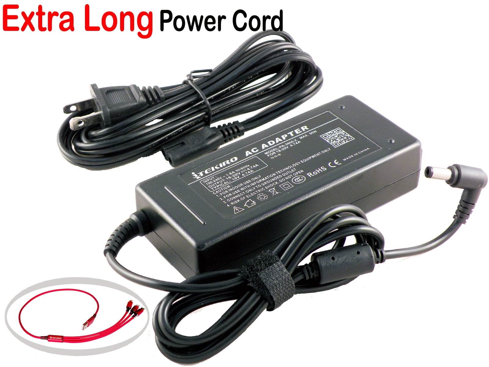 AC Adapter for Getac S400, S400 G2 G3, S410, S410 G2 G3 G4, S510, T800 ...