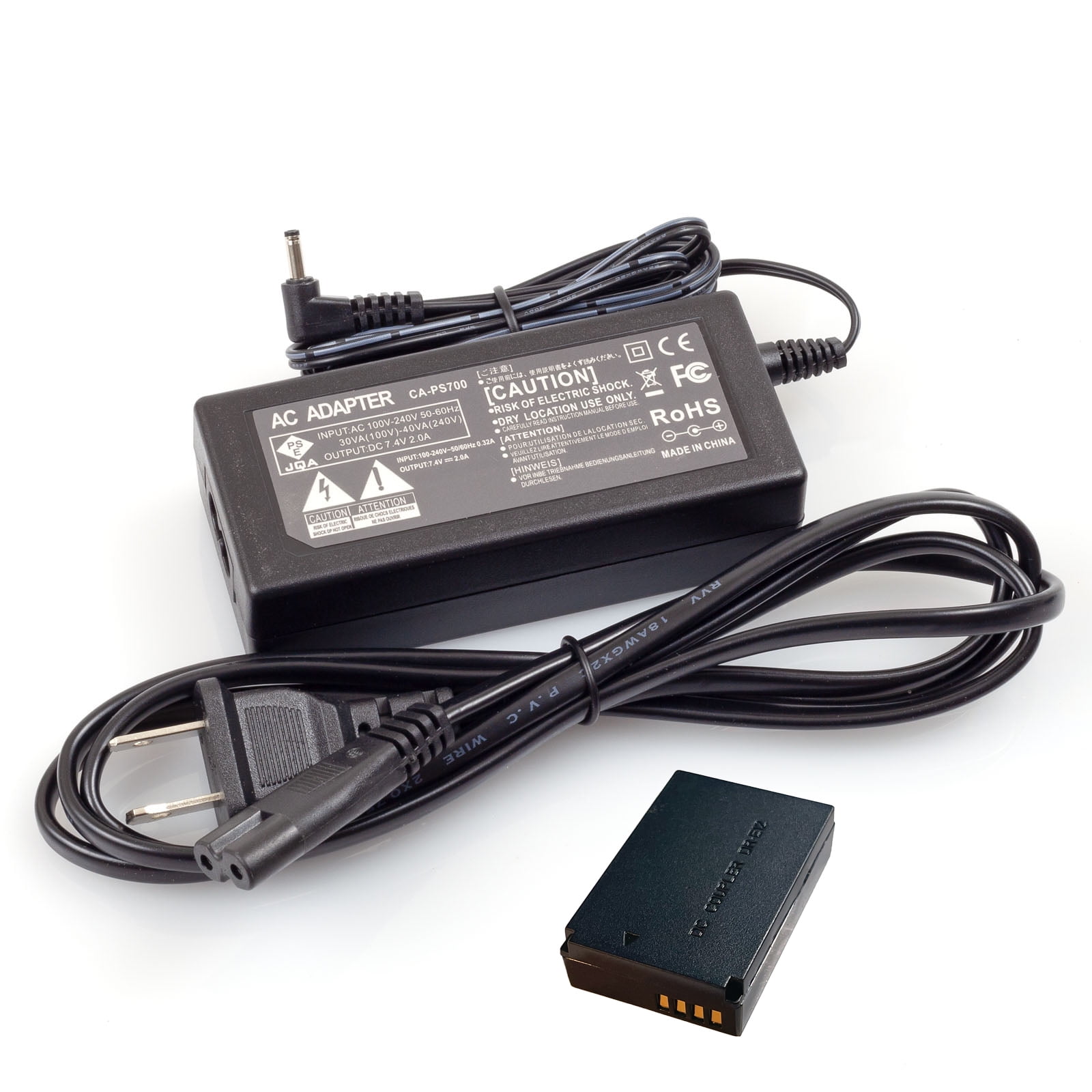 AC Adapter Kit for Canon ACK-E12 EOS M M2 M100 M50 M200 M10 6784B002 ...
