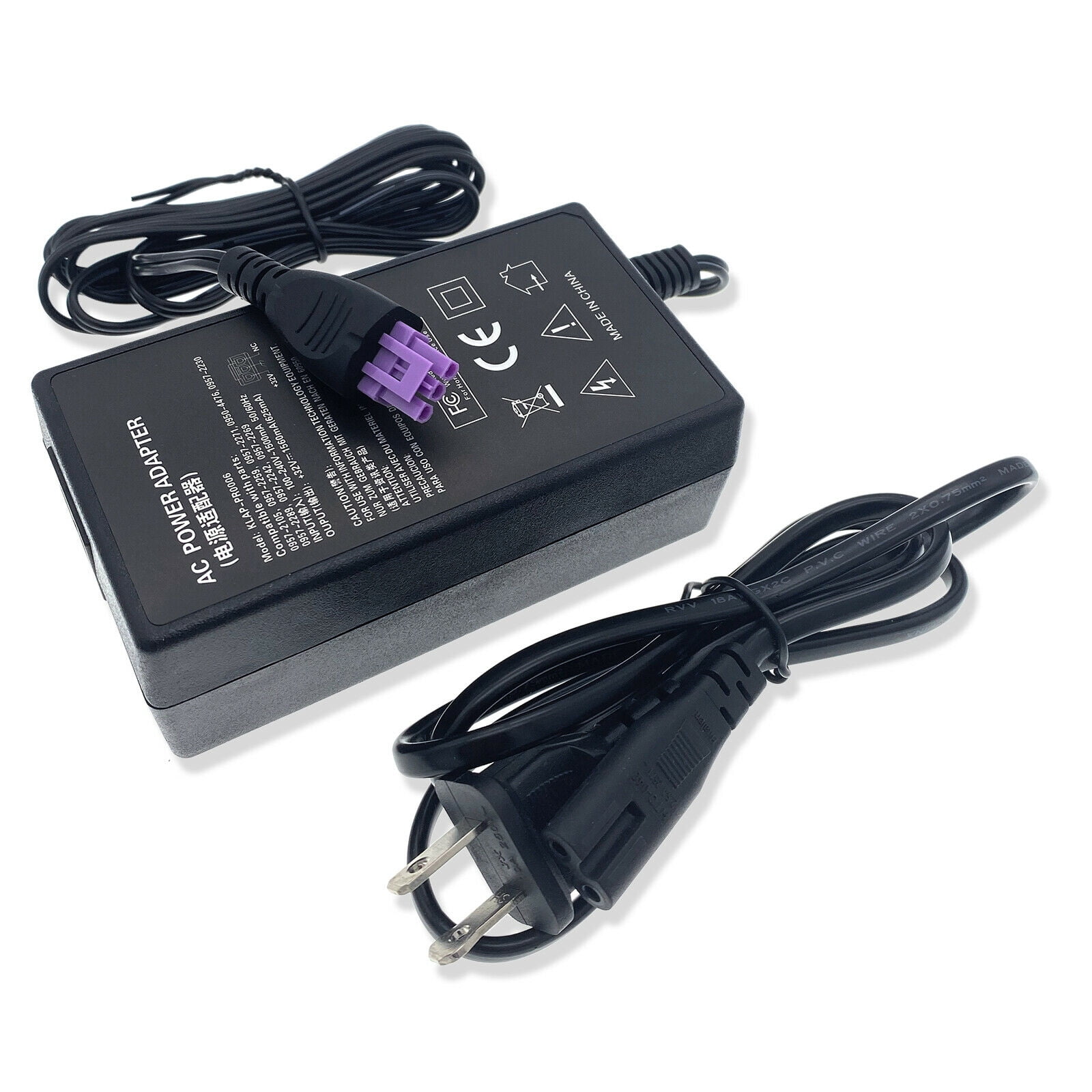 AC Adapter Power Charger For HP Photosmart Premium Fax All-in-One C410c ...