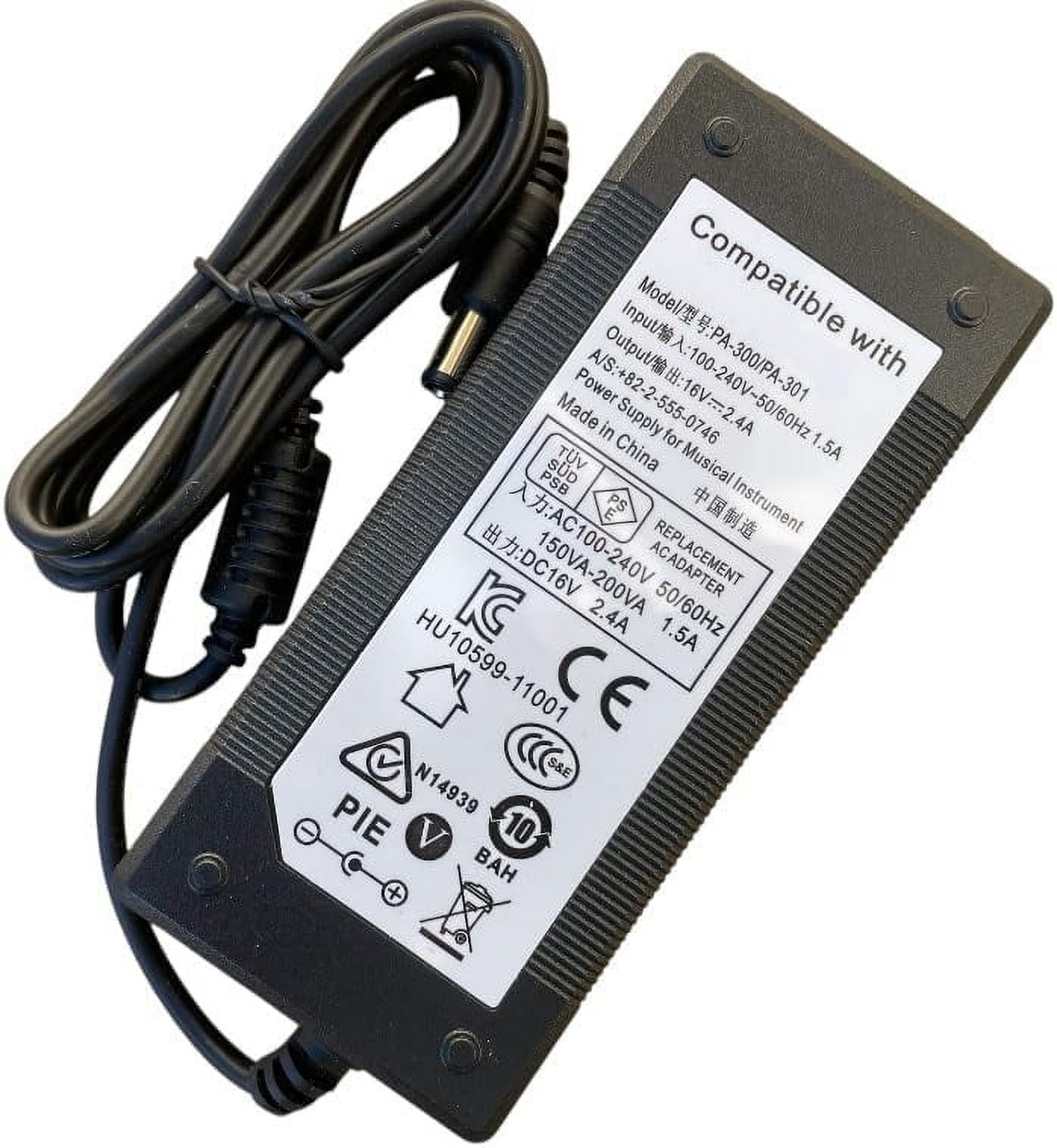 AC Adapter Power Suppy Compatible with Yamaha PSR-3000 PSR-1500 ...