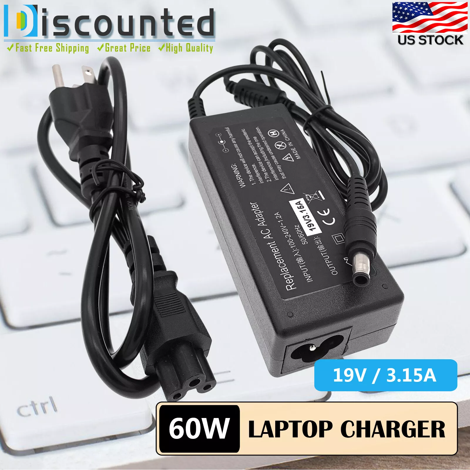 AC Adapter for NETGEAR Nighthawk X6S AC4000 R8000P Gigabit Router Power ...