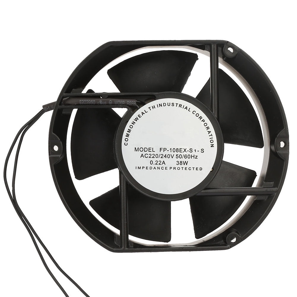 AC Axial Fan S1-S AC220V 38W Cooling Ventilation Oval Ball Bearing ...