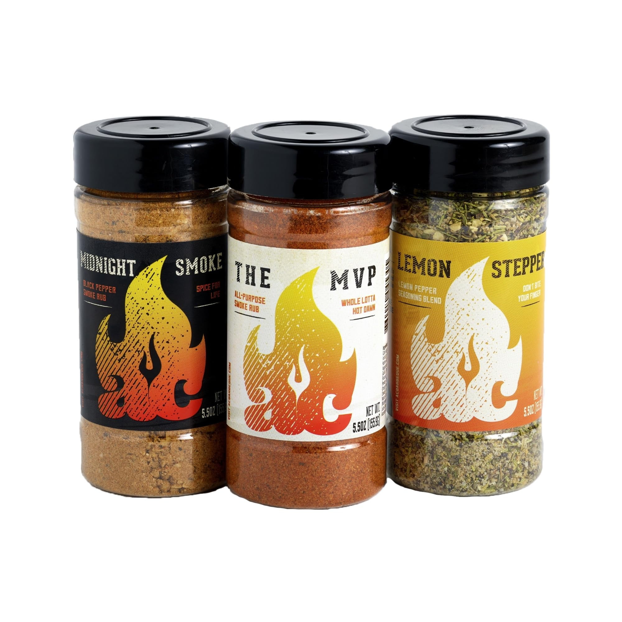 AC BARBEQUE TRIO SEASONING SET HYZ01 - The MVP, Midnight Smoke, Lemon ...