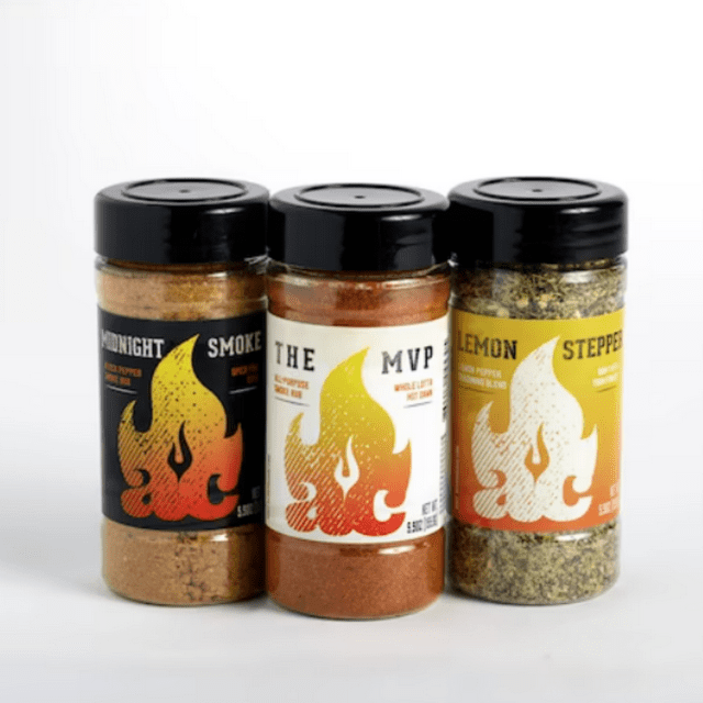 AC BBQ Grill Spices Trio Set - The MVP, Midnight Smoke, Lemon Stepper ...