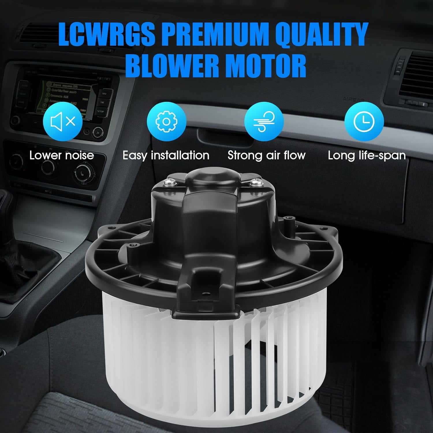 AC Blower Motor with Fan for , , Accord, MDX - Walmart.com