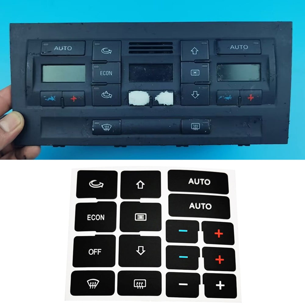 AC Button Repair Climate Control Decals For A4 B6 B7 00-04 Repair ...