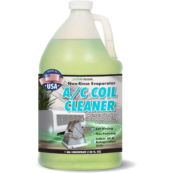 AC Coil Cleaner – 1 Gallon No Rinse Coil Cleaner for Air Conditioners ...