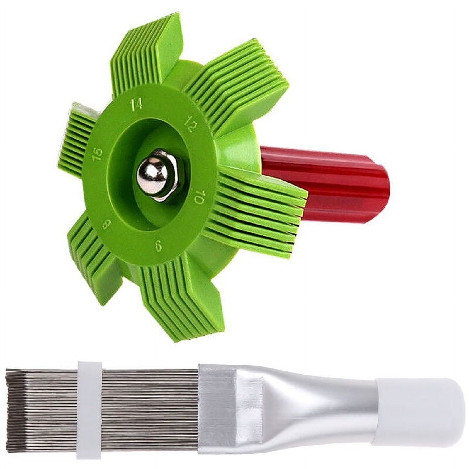 AC Coil Cleaning Brush, Condenser Fin Straightener For Automotive ...