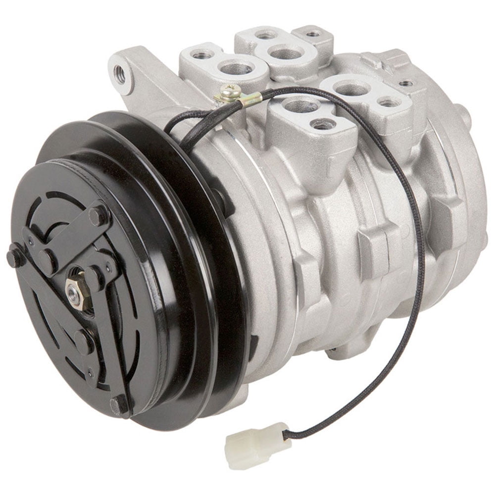 AC Compressor & 121mm V-Belt A/C Clutch For Kubota Diesel Replaces ...